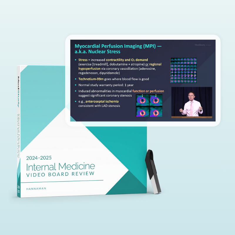 NEW! 2024-2025 Internal Medicine Video Board Review – MedStudy